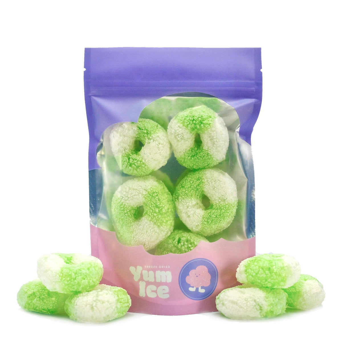 Freeze Dried Sour Gummy Rings – Yum Ice Freeze Dried
